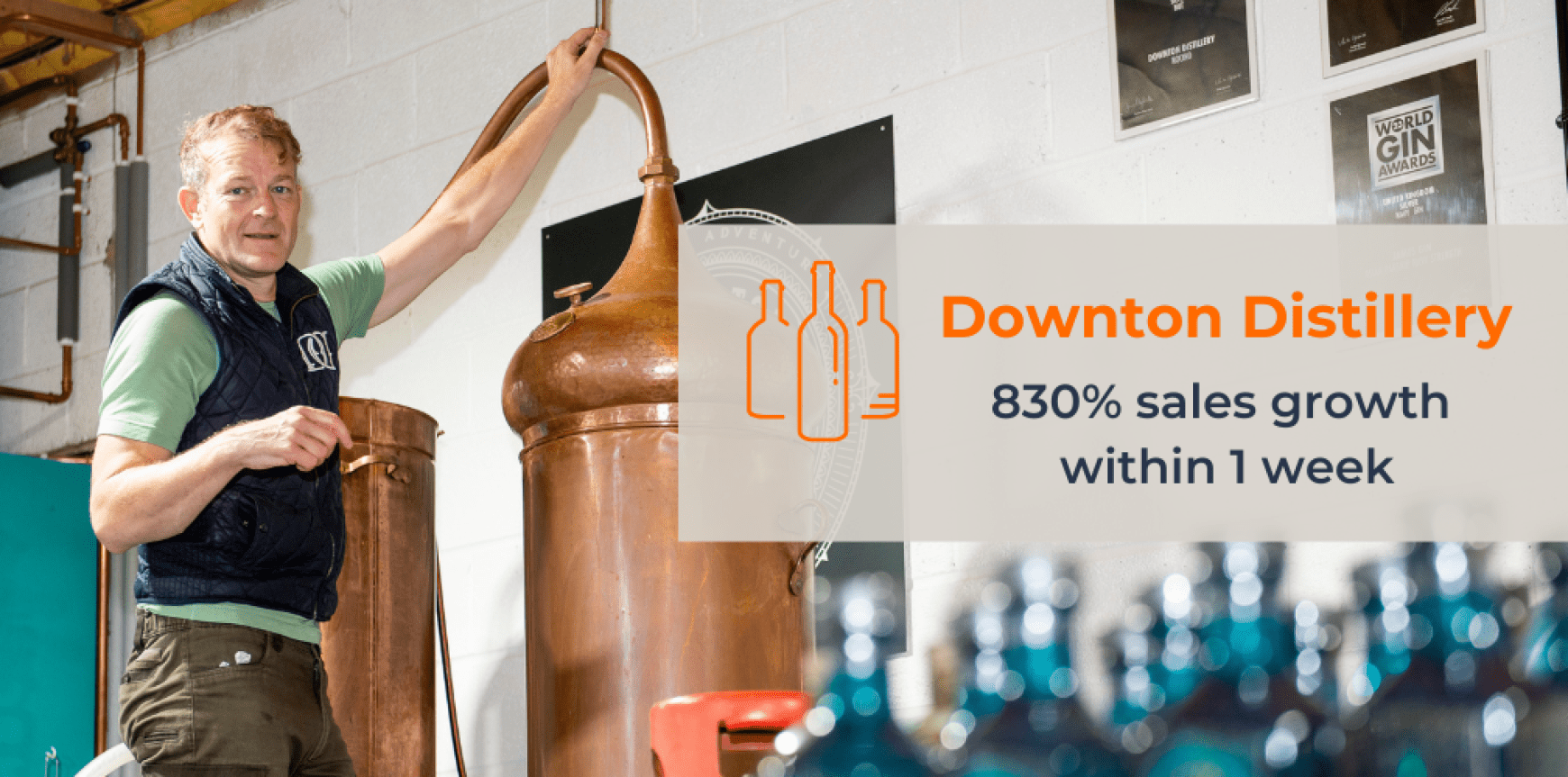 Case study: Downton Distillery sees 830% sales increase following their success at IWSC 2024 | IWSC